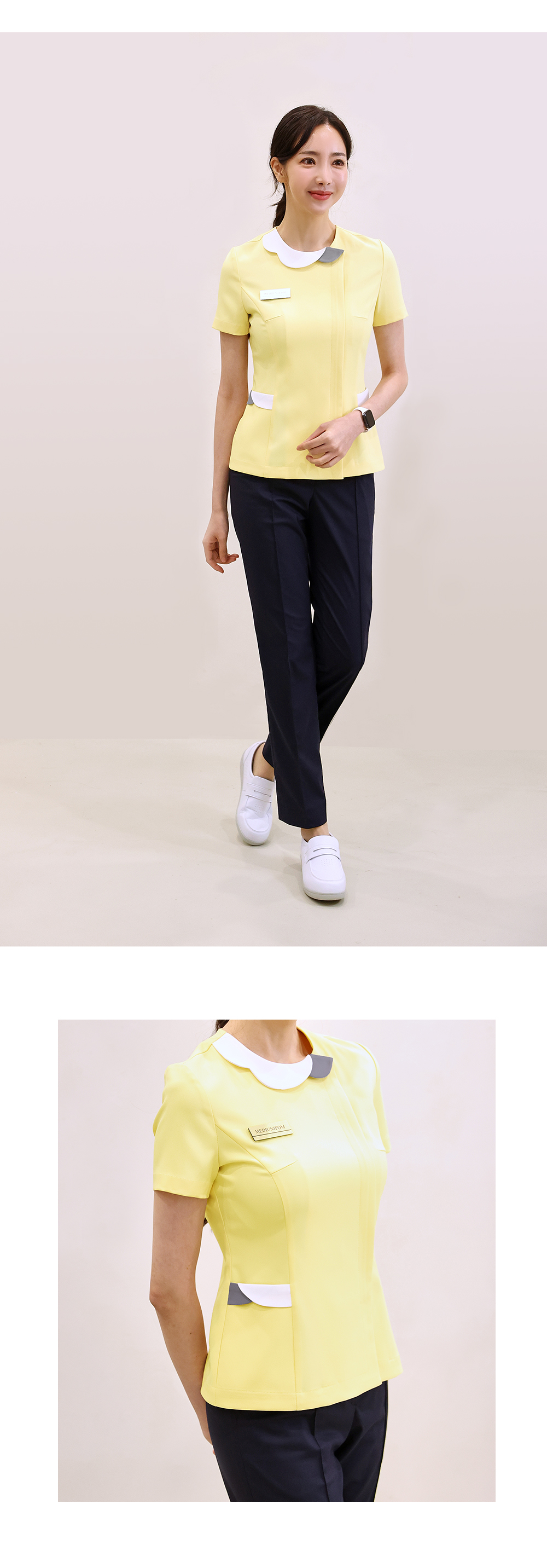 병원유니폼, 간호복, 간호사복, 치과유니폼, 수술복 - 메디유니폼 - 스마트 클래식 간호복(sk3354-1)